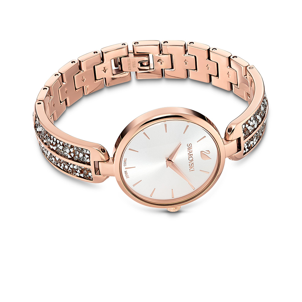 Reloj Dream Rock, pulsera de metal, Tono plateado, PVD tono oro Rosa ...