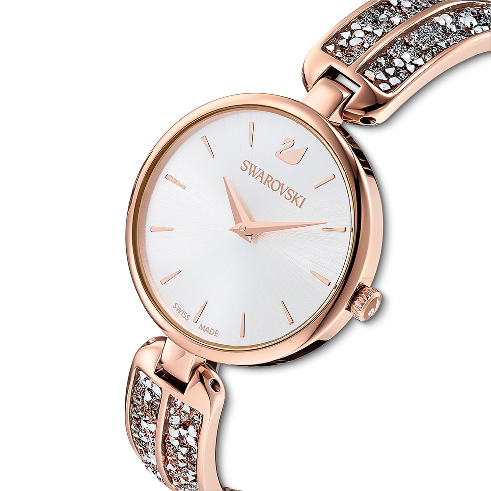 Reloj Dream Rock, pulsera de metal, Tono plateado, PVD tono oro Rosa ...