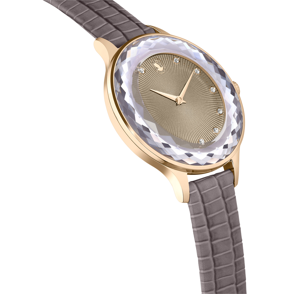 Reloj Octea Nova, Fabricado en Suiza, Correa de piel, Beige, Acabado ...