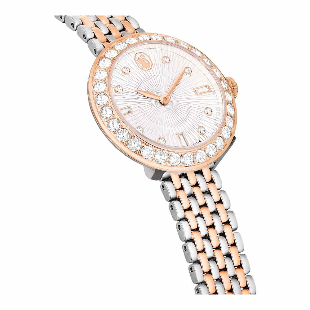 Reloj Certa, Fabricado en Suiza, Brazalete de metal, Tono oro rosa ...