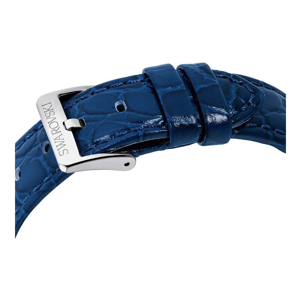 Reloj Octea Moon, Fabricado en Suiza, Luna, Correa de piel, Azul, Acero ...