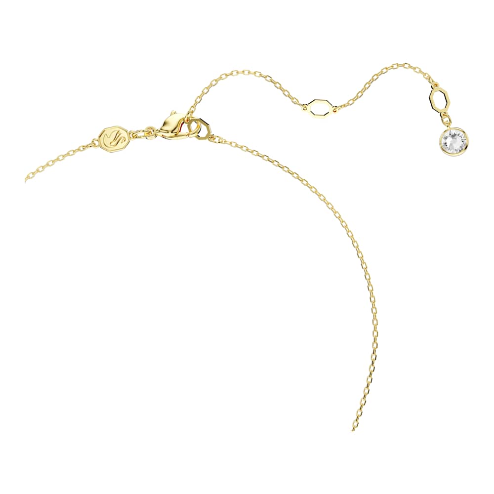 Colgante Sublima, Blanco, Baño tono oro | Swarovski Ecuador