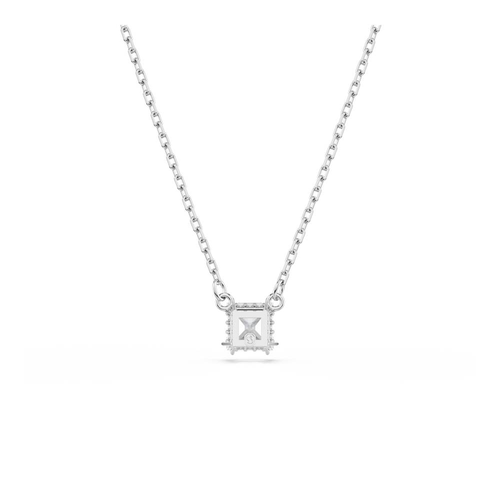 Colgante Stilla Attract, Talla cuadrada, Blanco, Baño de rodio ...